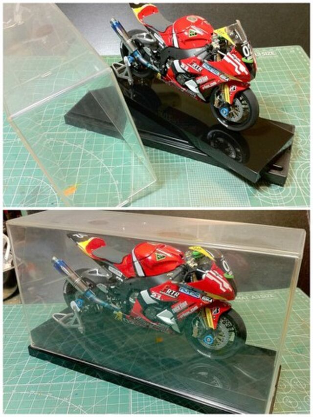 フジミ『エヴァRT弐号機トリックスターFRTR Kawasaki ZX-10R 2011』製作記録 (3ページ目) - Togetter ...