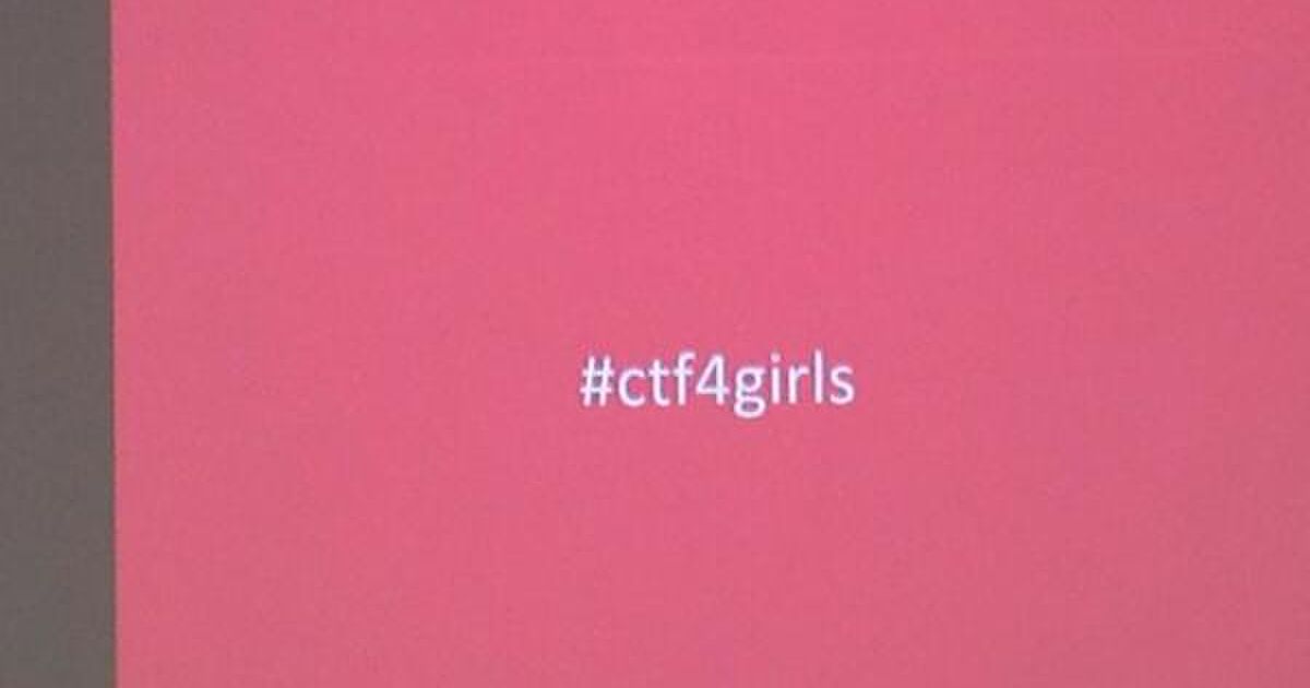 第1回CTF for GIRLS開催 - Togetter
