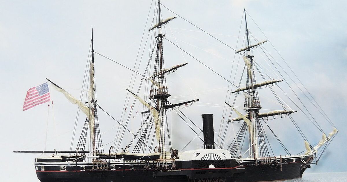 1/400USSポーハタン製作まとめ(1/400 USS Powhatan Bulding log tweets) - Togetter